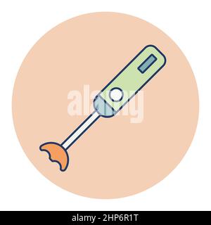 Blender color icon. Food cooking kitchen tool Stock Vector Image & Art ...