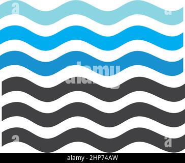 water wave logo design template Stock Vector Image & Art - Alamy