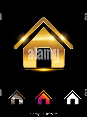 Home logo and symbol vector Stock Vector Image & Art - Alamy