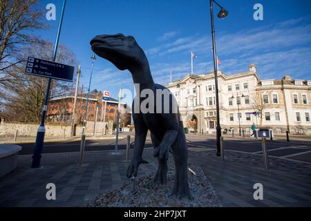 The 1913 facade of County Hall Maidstone, Kent. County Hall, formerly ...