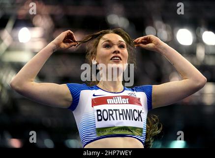 Saturday 19 February 2022: EMILY BORTHWICK GBR is seen in the Müller ...