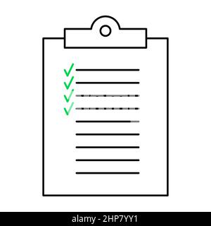 Task board icon flat vector. Event time. List business Stock Vector ...