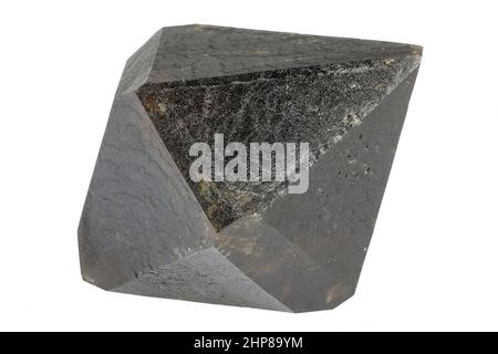 morion quartz from Montejicar, Spain isolated on white background Stock ...