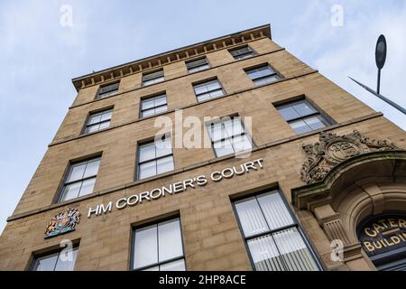 HM Coroners Court in Little Germany, Bradford, West Yorkshire Stock ...