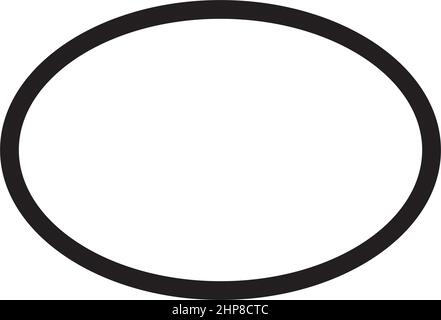 Tracing ellipse shape symbol, dashed and dotted broken line element for ...