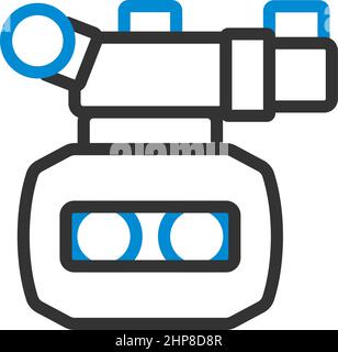 Movie camera icon outline vector. Video film. Motion edit Stock Vector ...