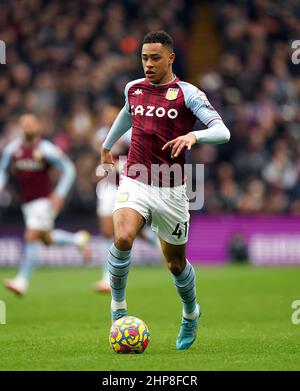Aston Villa's Jacob Ramsey during the Premier League match at Villa ...