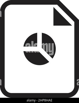 Analytics data icon outline vector. Graph research. Market report Stock ...