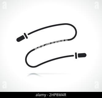 gym skipping rope Stock Vector Image & Art - Alamy