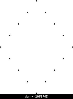 Dotted rhombus shape for tracing lines for preschool and kindergarten ...