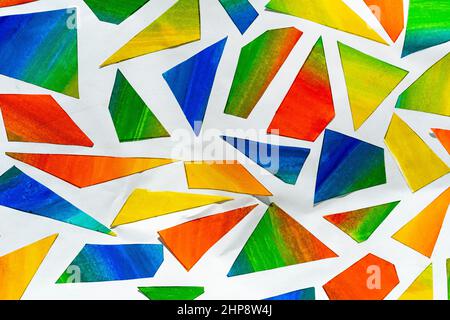 colored pieces of paper. set of Ripped colorful papers Stock Photo - Alamy