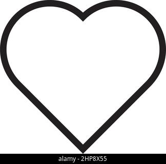 Tracing heart shape symbol, dashed and dotted broken line element for ...