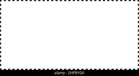Dotted rectangle shape for tracing lines for preschool and kindergarten ...