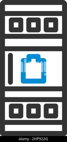 Server rack icon. Outline server rack vector icon for web design ...