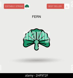 leaf foliage botany frond natural icon Stock Vector Image & Art - Alamy