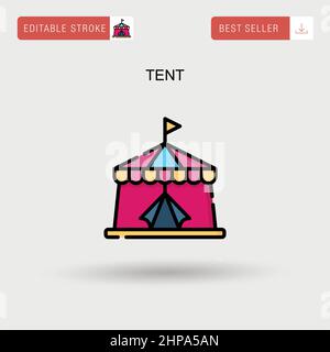 Tourist tent icon set, simple style Stock Vector Image & Art - Alamy