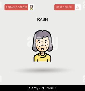 Icon for skin rash, rash Stock Vector Image & Art - Alamy