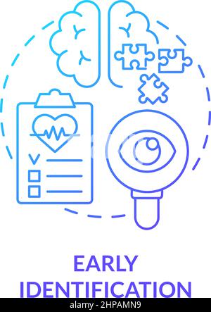 Early identification concept icon Stock Vector Image & Art - Alamy