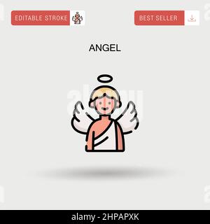 Holy spiritual angel icon vector illustration graphic design Stock ...