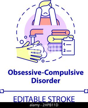 obsessive compulsive disorder concept Stock Vector Image & Art - Alamy