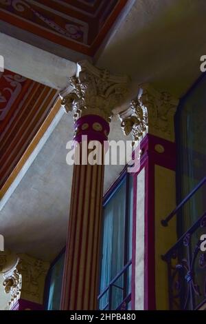 A vertical shot of an old ancient Corinthian column Stock Photo - Alamy