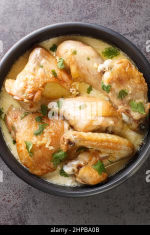 shkmeruli chkmeruli georgian cuisine chicken in a milk garlic sauce ...