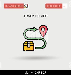 Icon for Tracking,gps Stock Vector Image & Art - Alamy