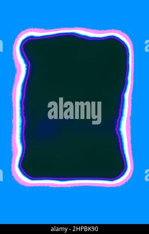 Dreamy blurry view of a black rectangle on a purple background Stock ...