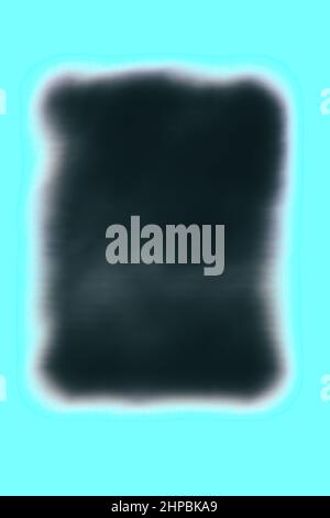 Dreamy blurry view of a black rectangle on a purple background Stock ...