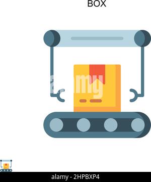 Box Simple vector icon Stock Vector Image & Art - Alamy