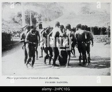 Pygmy Dancing from the book ' The living races of mankind ' a popular ...