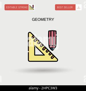 vector icon of geometry shape Stock Vector Image & Art - Alamy