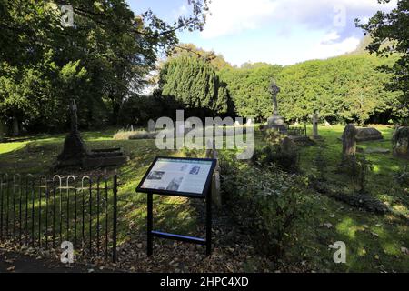 The ruins of St Marys church, Benwick village; Cambridgeshire; England ...