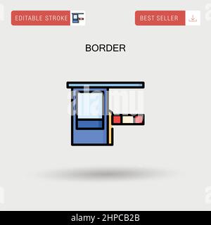 Corner border, ornament icon design template vector Stock Vector Image ...