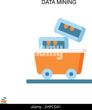 Data Mining icon. Simple element from business intelligence collection ...