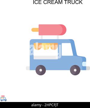Food truck icon cartoon vector. Street coffee. Market shop Stock Vector ...