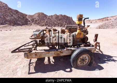 Swakopmund, Namibia - August 17, 2019: abandoned salt mine south-east ...