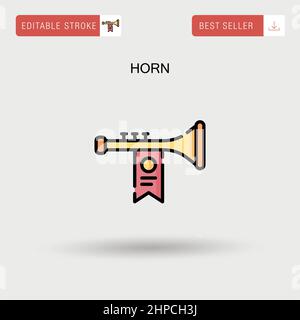 Devil horn Vector icon design illustration logo Template Stock Vector ...