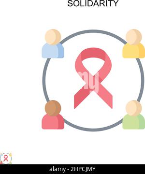 Solidarity Simple vector icon Stock Vector Image & Art - Alamy