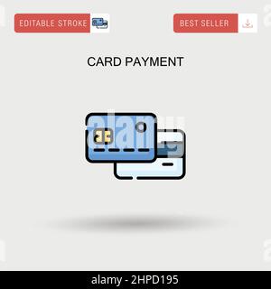 electronic cashier bank with credit card Stock Vector Image & Art - Alamy