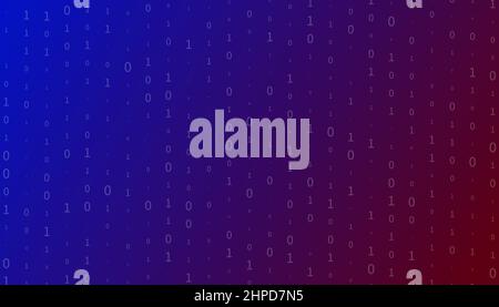 computer hacker cybercrime with blue binary code web background vector illustration EPS10 Stock ...