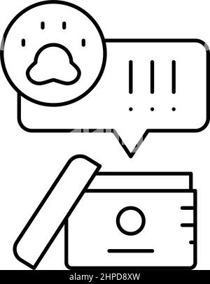 cream testing on animal icon doodle illustration Stock Vector Image ...