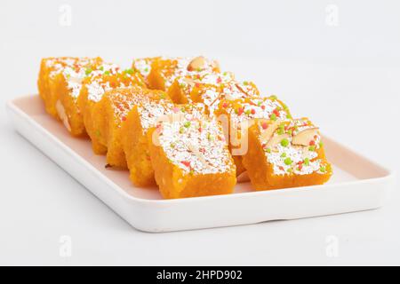 Moti Pak Mithai Also Called Boondi Or Bundi Pak Barfi, Motipak Burfi Is ...