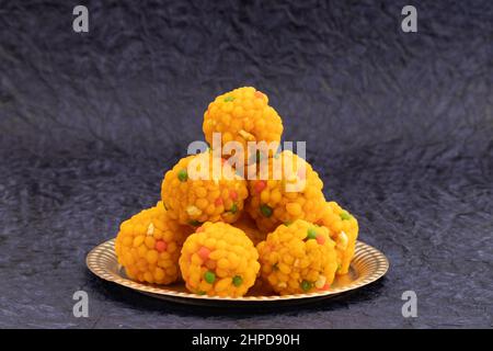 Indian Mithai Jodhpuri Laddu Also Called Boondi Or Bundi Ladoo ...