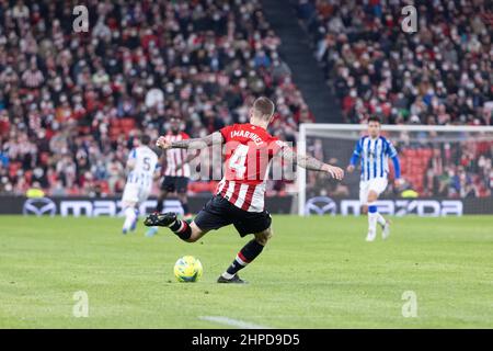 Bilbao, Spain. 20th Feb, 2022. Spanish La Liga soccer match Athletic ...