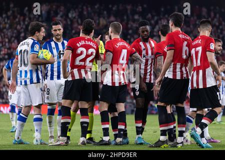 Bilbao, Spain. 20th Feb, 2022. Spanish La Liga soccer match Athletic ...
