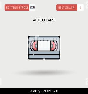 video tape record icon Stock Vector Image & Art - Alamy