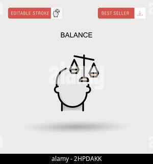 Work-life balance concept icon Stock Vector Image & Art - Alamy