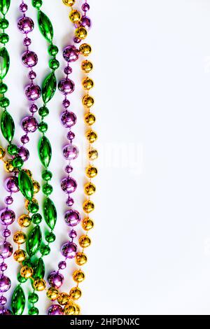 Multicolored decorations for Mardi Gras party on the table Stock Photo ...