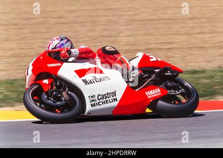 Tetsuya Harada (JPN) Yamaha 250,Italy GP 1996, Imola Stock Photo - Alamy